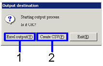 Procedure for output form
